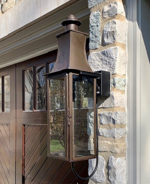 Luxe Copper Lantern - Steel Wall Mount– Tower Lighting