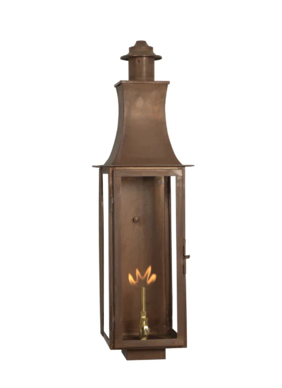 Luxe Copper Gas Lantern - Wall Mount– Tower Lighting