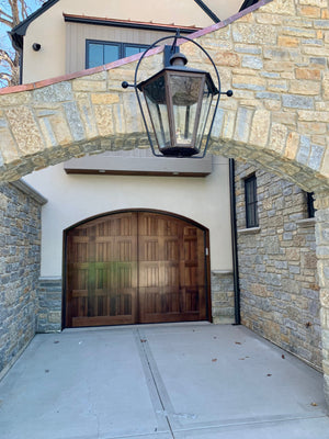 Braxton Copper Lantern - Wall Mount with Full Yoke– Tower Lighting