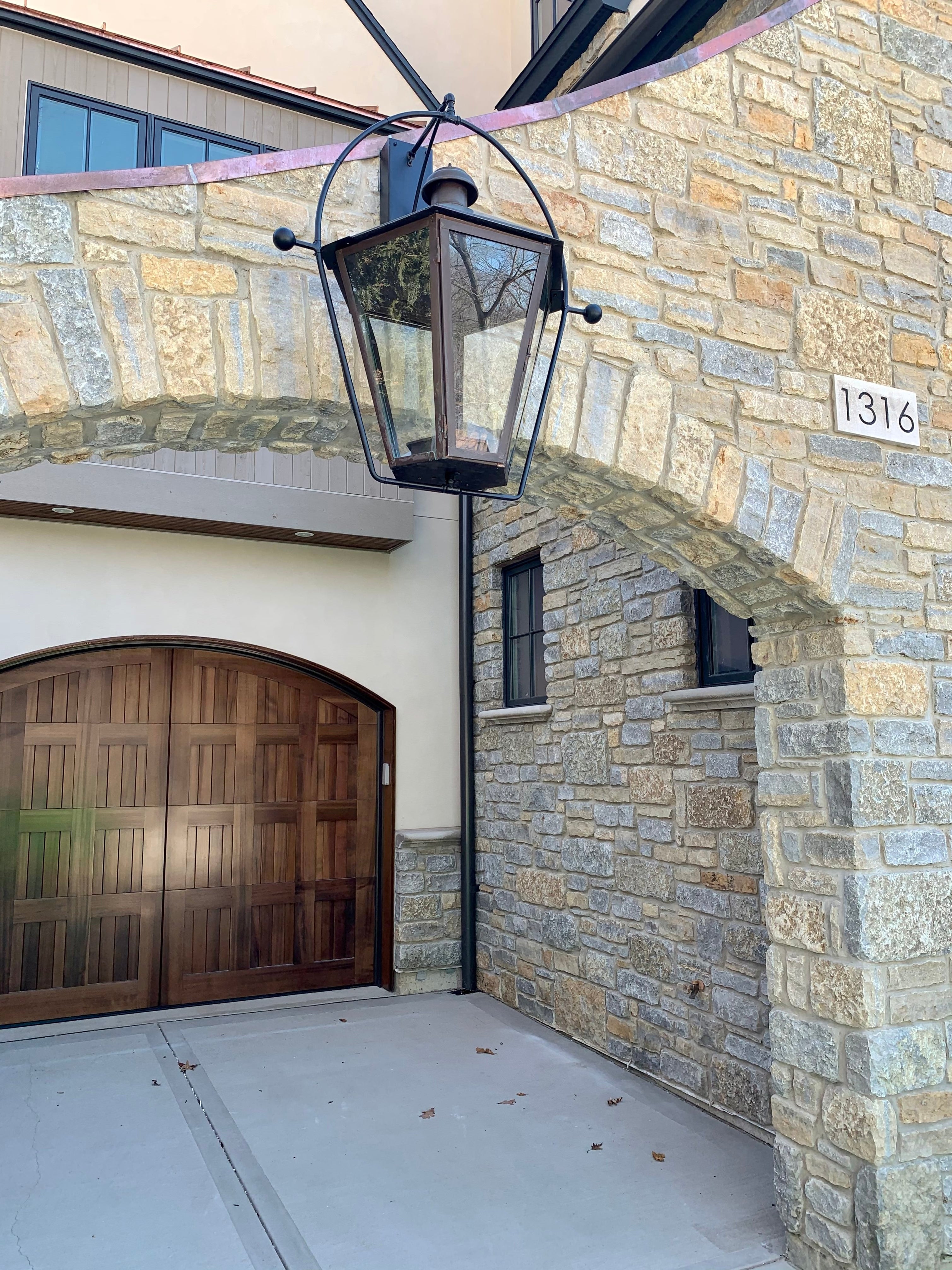 Braxton Copper Lantern - Wall Mount with Full Yoke– Tower Lighting