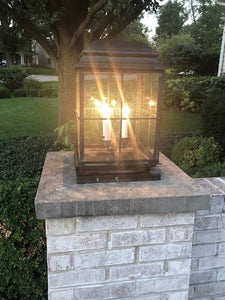 Hampton Refined Lantern - Pier Mount– Tower Lighting